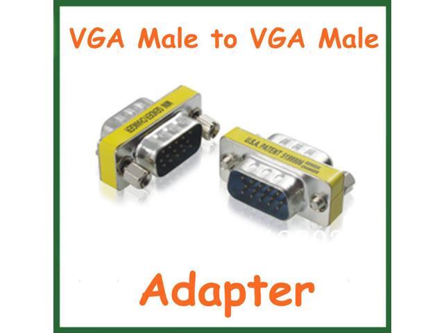 20pcs VGA Male to VGA Male Computer Adapter VGA Male to Male Connector ...