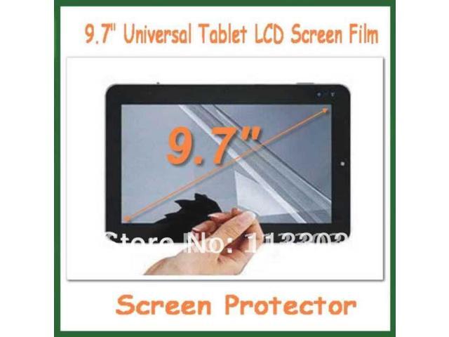 100pcs 9.7 inch Universal LCD Clear Screen Protector Protective Film ...
