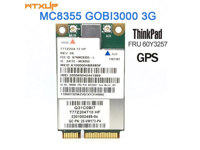 unlock Sierra MC8355 Gobi3000 Mini PCI-e Wireless 3G WWAN HSPA+ EVDO ...