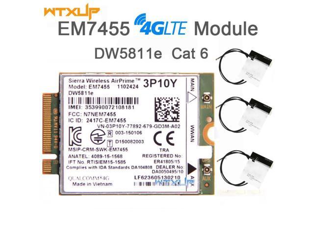 4G WLAN CARD for SIERRA EM7455 DW5811E 300M for DELL E7270 E7470 E7370 ...