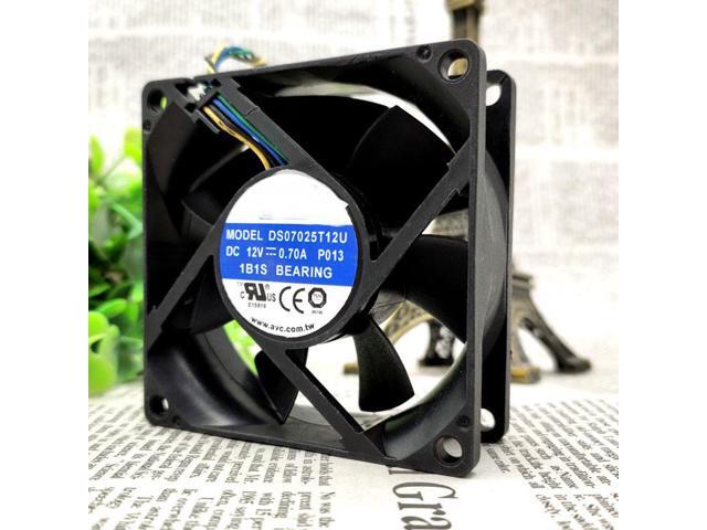 DS07025T12U 7025 DC 12V 0.70A 4-wire temperature control 7cm high air ...