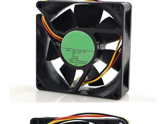 D08T-24TG 10B DC 24V 0.09a 8025 8cm 3-wire cooling fan - Newegg.com