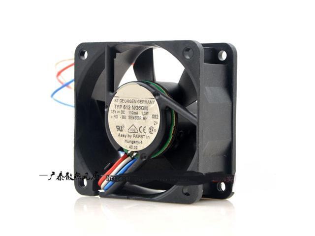 TYP 612N 36GM 6025 6CM DC12V 1.3W three-line inverter cooling fan ...