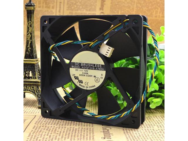 AD1212XB-A7BGL 12V 0.65A 12CM 12025 four-wire PWN temperature control fan - Newegg.com