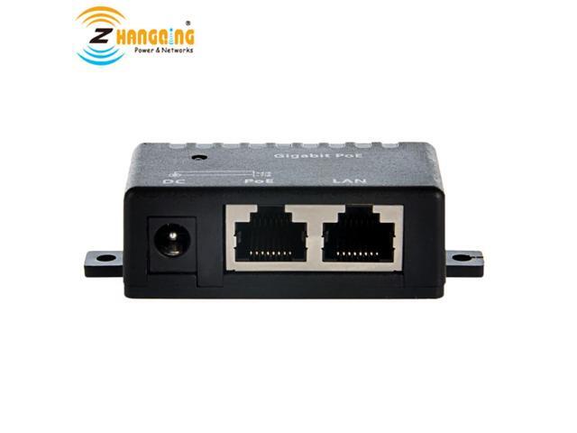 802.3af Gigabit PoE Injector 24V 48V Passive PoE Injector for Access ...