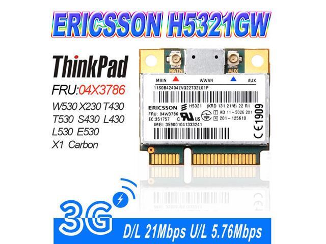 H5321GW HSPA+21Mbps 3g Module WWAN Card USE for Thinkpad x1 Carbon IBM ...