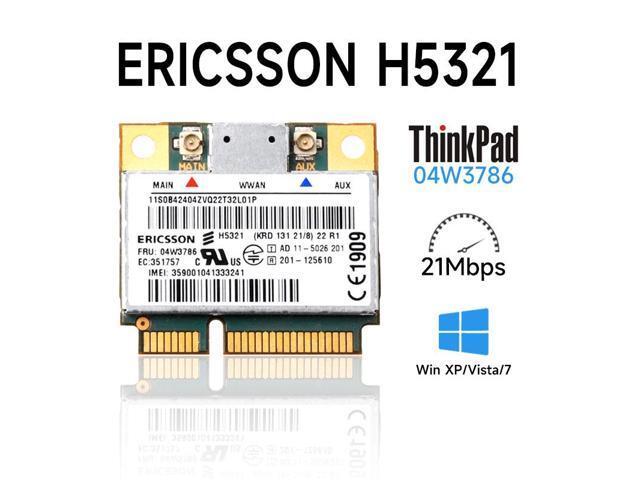 Ericsson H5321 FRU:60Y3297 04W3786 half-MINI PCI-E GSM EDGE GPRS HSPA+ ...