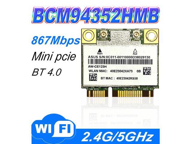 AzureWave AW-CE123H BCM4352 BCM94352HMB Half Mini PCIe PCI-express 802 ...
