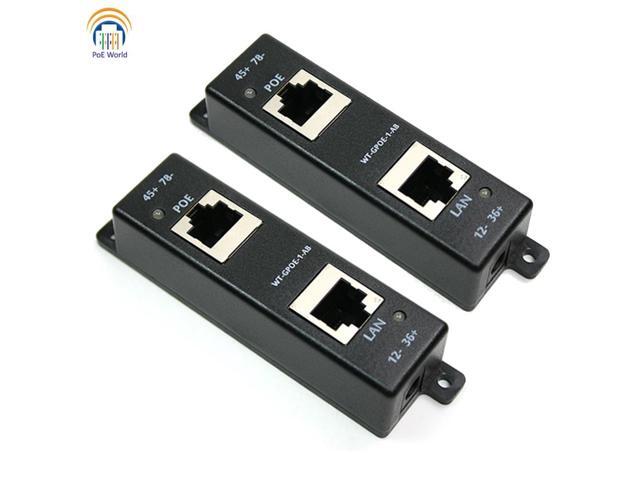 Gigabit PoE injector or POE splitter external power supply from 12v to ...