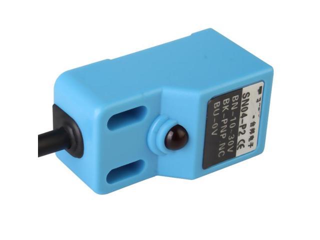 5 pieces of HURON square proximity switch DC three-wire SN04-P2 metal ...