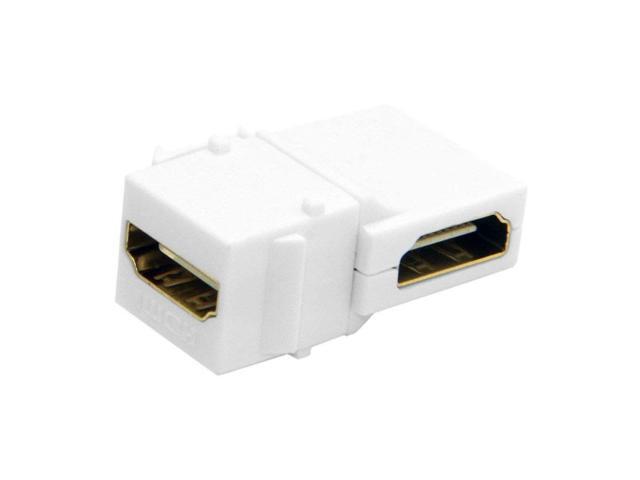 HDMI Keystone Jack Inserts 90 Degree Right Angled HDMI Female To Female ...