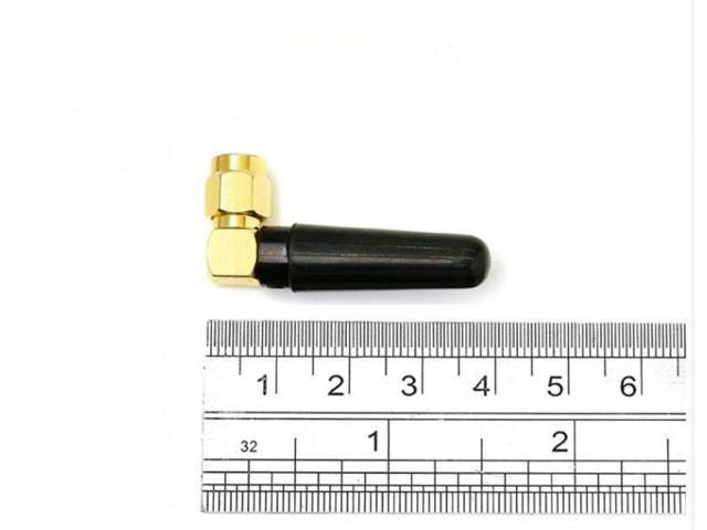 10pcs/lot 2.4G L Type SMA elbow male needle 2dbi gain 4cm total length ...