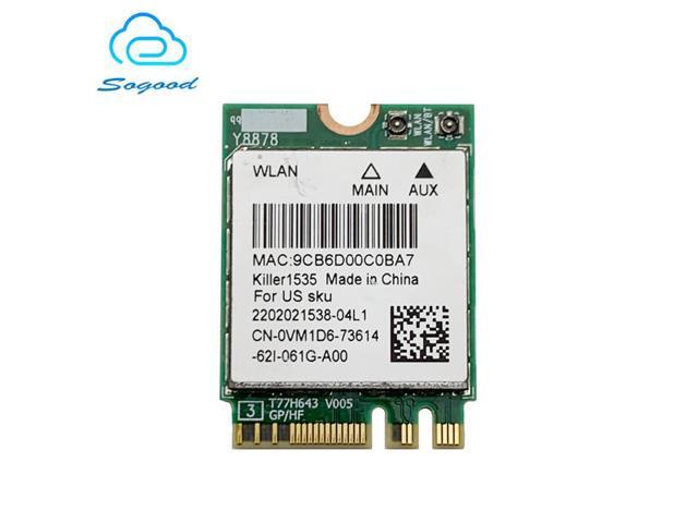 Wireless Adapter Card for killer Wireless-AC 1535 700Mbps 802.11ac NGFF ...
