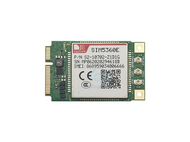 SIMCOM SIM5360E MINI PCIE module with SIM card slot Dual-Band HSPA+ ...