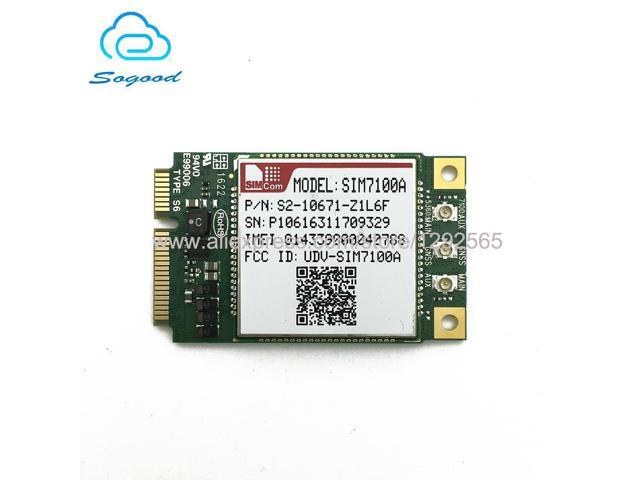 SIMCOM SIM7100 series SIM7100A LTE Cat3 mini pcie module LTE-FDD B2/B4 ...