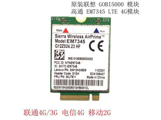 Thinkpad 8 T440P X240 T540P W540 T440S GOBI5000 EM7345 LTE FRU 00JT511 ...