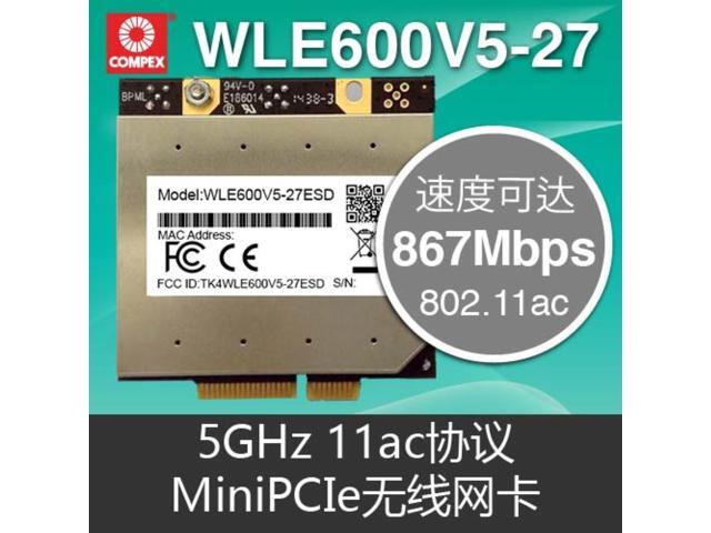 Compex Qualcomm Atheros QCA9882 WLE600V5-27ESD 802.11n, 802.11ac, 802 ...