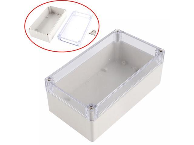 1pc Waterproof Enclosure Case Clear Cover Plastic DIY Electronic ...