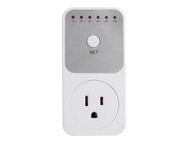 US Plug Electricity Power Metering Socket 10Hr Timer Socket Countdown Intelligent Time Setting ...
