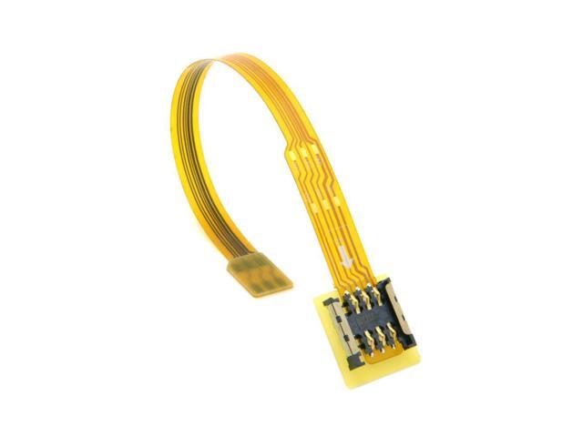 Nano SIM Kit Male to Female Extension Soft Flat FPC Cable Extender 10cm ...