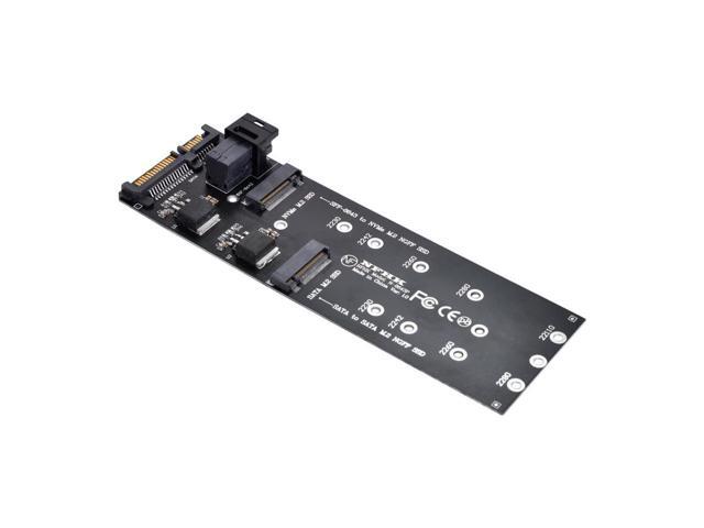 22Pin SATA Adapter SFF-8643 to M.2 U2 Kit NGFF M-Key to Slimline SAS NVME PCIe SSD SATA SSD ...