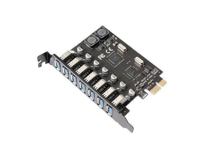 7 Ports PCI-E to USB 3.0 HUB PCI Express Expansion Card Adapter 5Gbps ...
