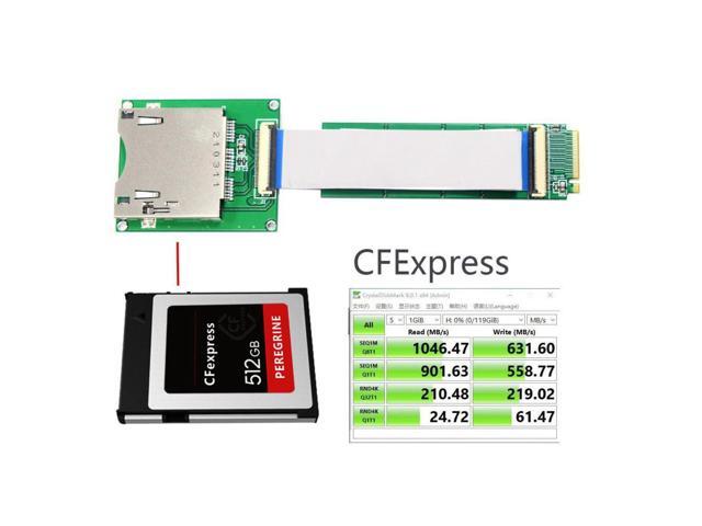 NGFF M.2 NVMe Mainboard to CF Express M2 M-key for CFE Type-B Support ...