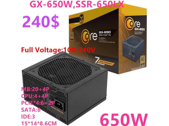PSU For SeaSonic ATX 80plus Gold Full Module 550W/650W Power Supply ...