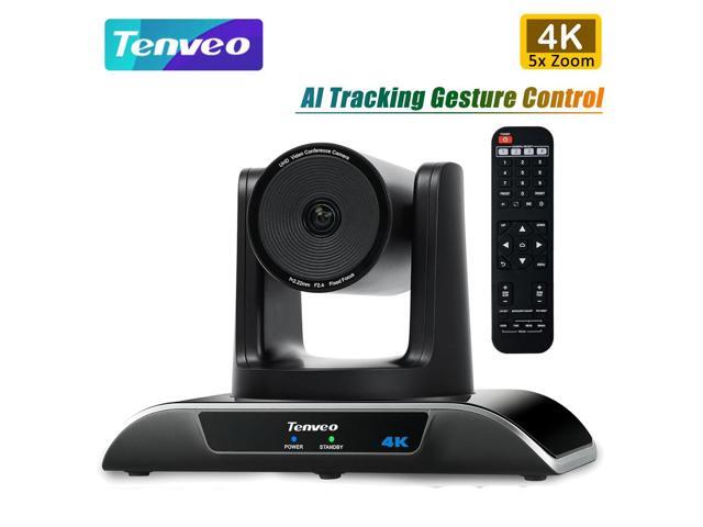 Tenveo 4K PTZ Conference Camera with 5X Digital Zoom AI Tracking ...
