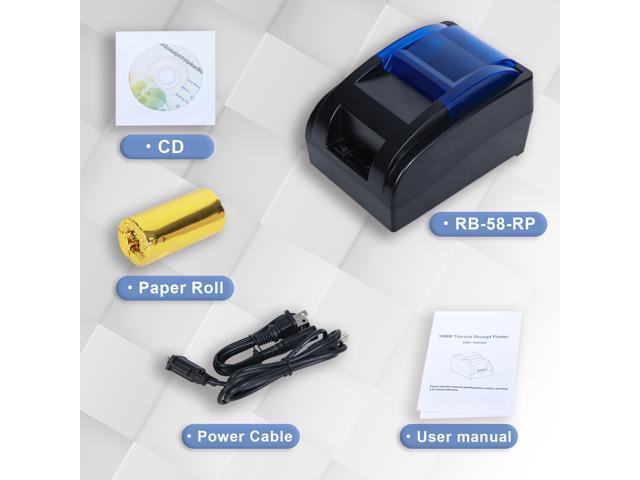 RIBAO RB-58-RP Thermal Printer Receipt Printer for BC-55 BC-40 BCS-160 ...