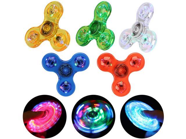 Th STOCK Spinning Top Five-Pointed Star Spinner Fidget Hand Spinner ...