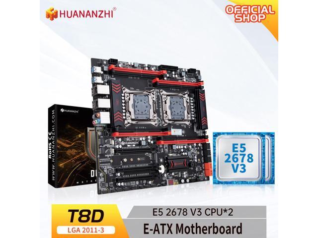 HUANANZHI X99 T8D LGA 2011-3 XEON X99 Motherboard with Intel E5 2678 V3 ...