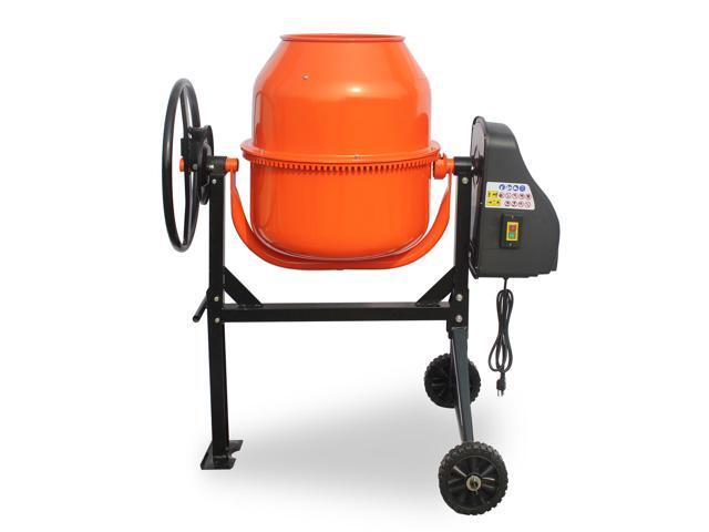 3 Cu Ft Electric Concrete Mixer Portable Cement Mixing Machine for ...
