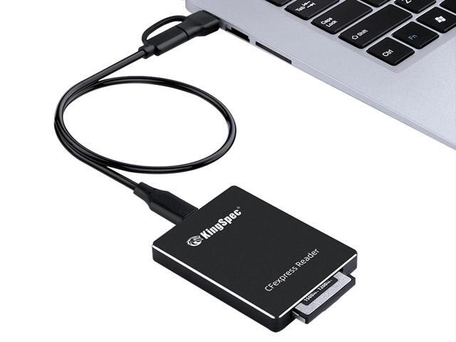 KingSpec CFexpress Type B Card Reader USB 3.1 Gen2 10Gbps,USB C to USB ...