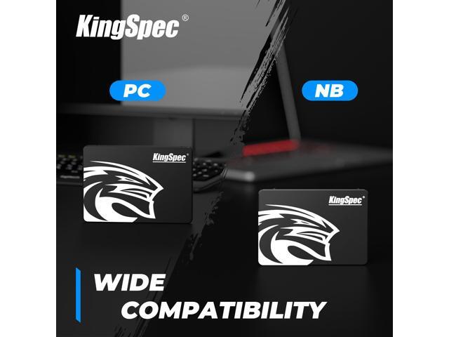 KingSpec SSD Internal Solid State Drive 2.5 Inch SATA III NAND Flash ...