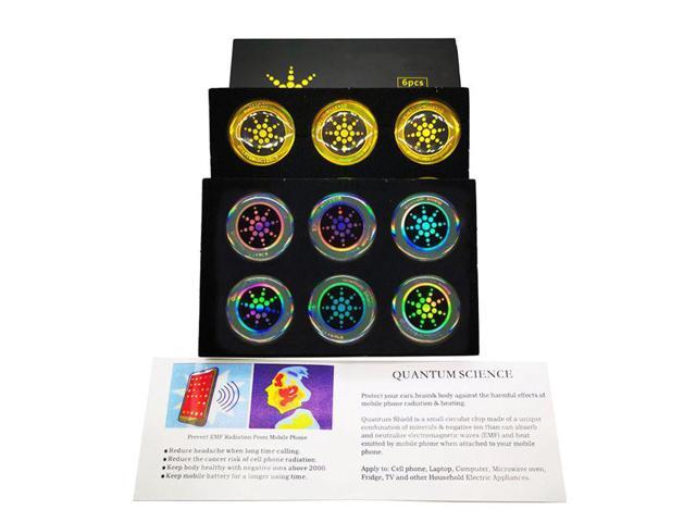 12Pcs Round Quantum Shield Sticker Anti Radiation Protection Mobile ...