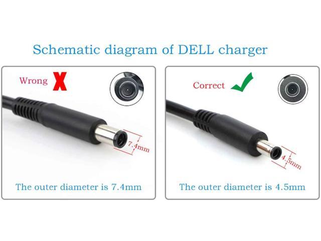 Slim 130W USB C Charger for Dell XPS 9500 9510 9575 9700 9710 Precision ...