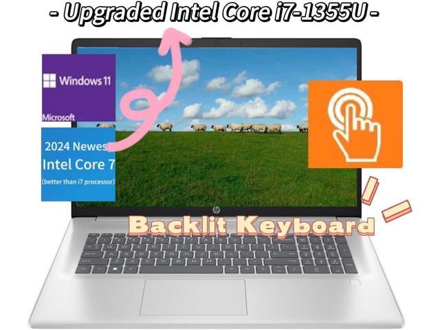 HP 2024 Newest i7 Laptop,Intel Core 7 150U(better than i7 processor),17 ...