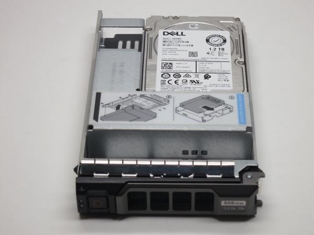 Dell 1.2TB 10K RPM 12Gbps SAS 2.5in Hot-plug Hard Drive, 3.5in HYB CARR ...