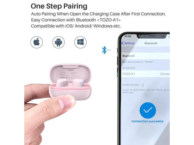 TOZO A1 Mini Wireless Earbuds Bluetooth 5.3 in Ear Light-Weight ...