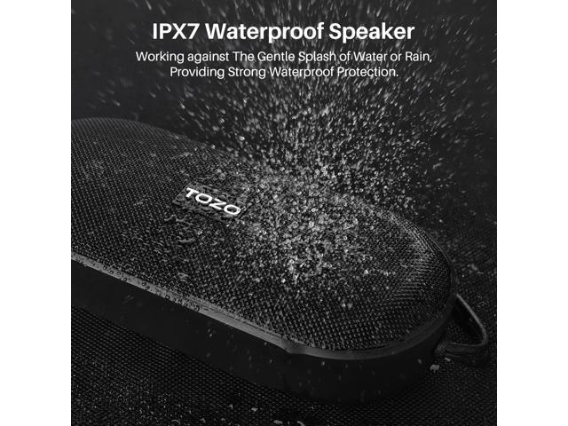 TOZO PA1 Bluetooth Speaker 20W Stereo Sound Portable Wireless Speakers IPX7 Waterproof, 25H ...