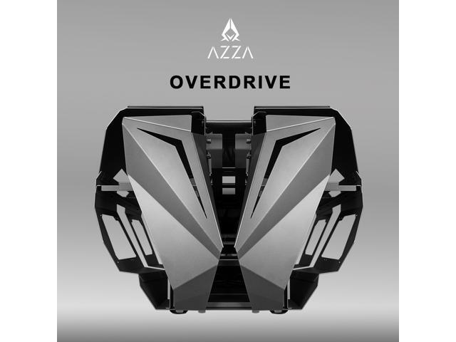 AZZA Overdrive 807 / Gaming / CNC ATX Case / Tempered Glass / Silver ...