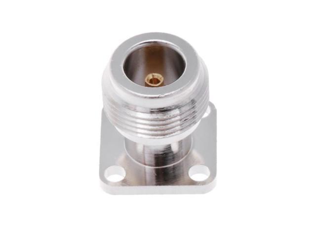 N-KFD-5 N Female Jack Panel Mount RF Coax Connector Flange Solder Nickelplated - Newegg.com