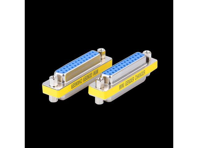 1Pc DB25 Female To Female Plug 25pin Connectors Mini Gender Changer ...