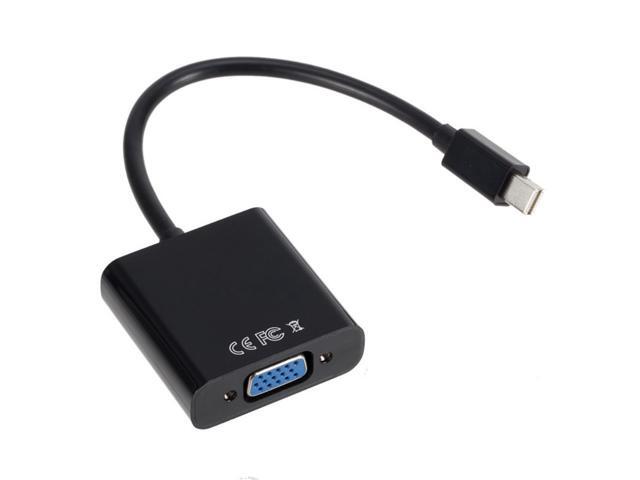 Mini DP To VGA Video Adapter 1080p Thunderbolt Male Display Port To ...