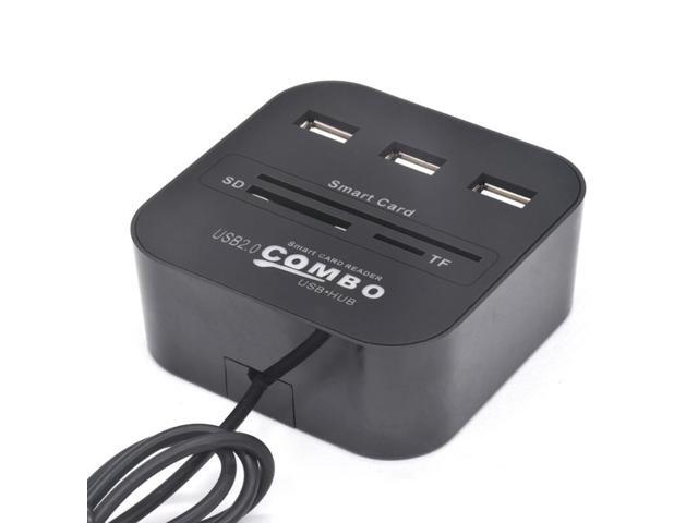 Smart All In 1 USB SIM Smart Card Reader for Bank Card IC/ID EMV SD TF ...