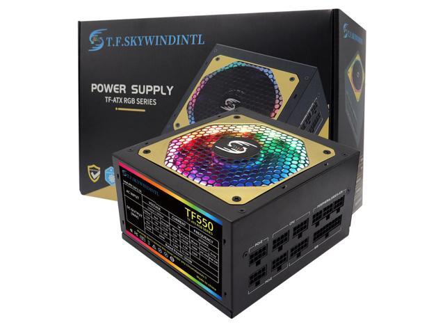 PC PSU Power Supply 550W For ATX Computer Case Gaming 120mm Fan ...