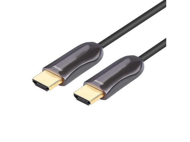 BUCIER 4K Fiber Optic HDMI Cable 50ft Long Thin Optical HDMI 2.0 Cable ...
