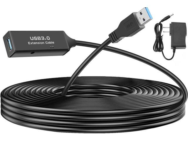 BUCIER USB 3.0 Active Cable, USB Type A-Male to A-Female Extension Cord ...