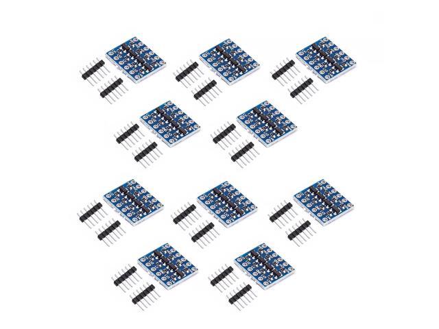 BUCIER 4 Channels Logic Level Converter Bi-Directional Module Shifter ...
